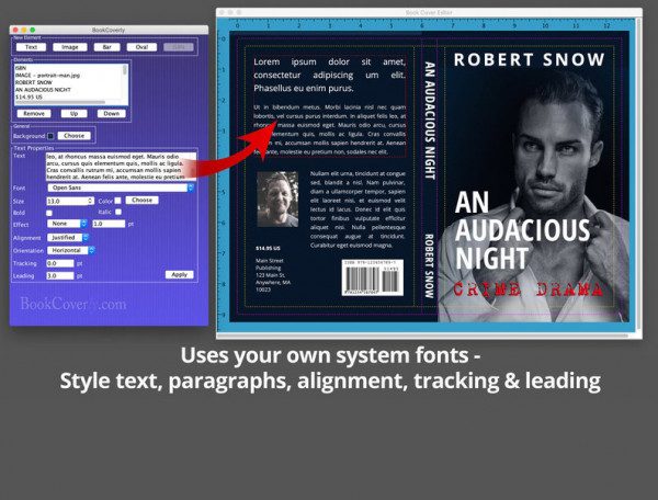 Book Cover Software for Print and eBooks - BookCoverly